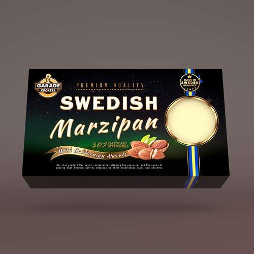 Designs | Swedish frosty winter Aurora Borealis marzipan | Product ...
