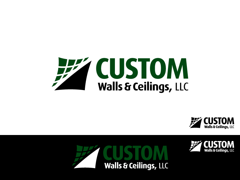Custom Walls and Ceilings, LLC | Logo design contest