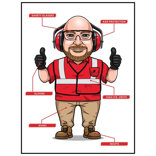 Designs | Caricature of our HR Manager, dressed in our company uniform ...