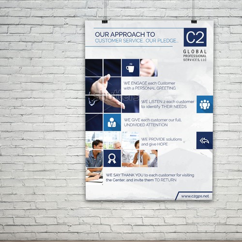 motivational customer service poster | Poster contest