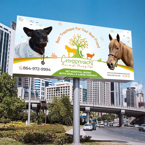 Designs | Vet hospital billboard ad | Signage contest