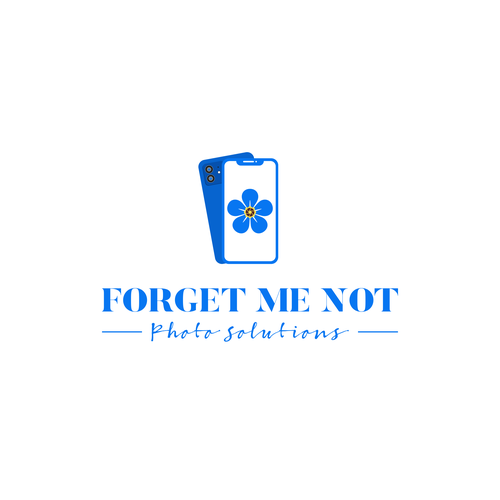 Designs | A Forget Me Not flower inspired logo targeting busy moms who ...