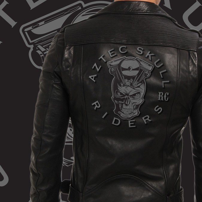 aztec skull riders motorcycle club needs logo for patch, letters need ...