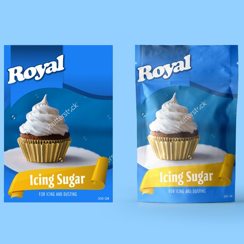 ROYAL ICING / CASTOR SUGAR | Product label contest