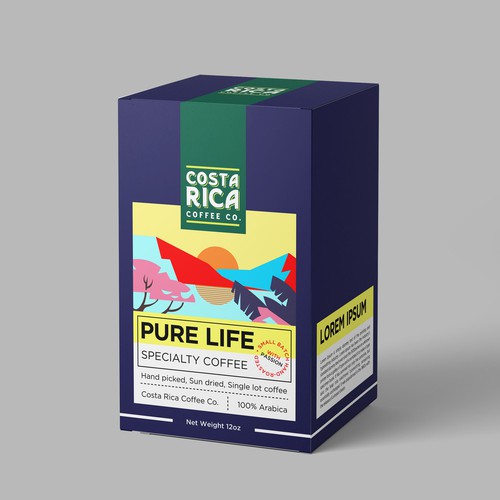 Designs | Coffee box 12 oz design | Product packaging contest