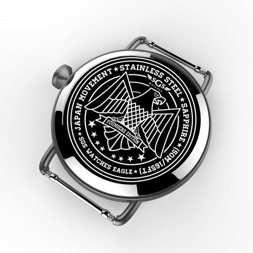 WANTED: Men's Watch Back Plate Engraving - Eagle | Merchandise contest