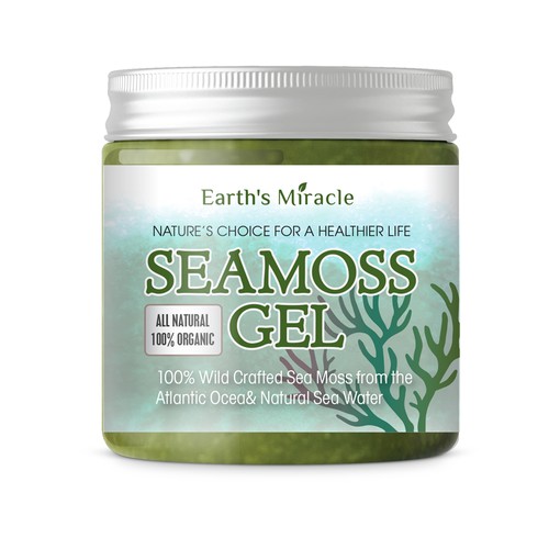Designs | Design a Label for our Sea Moss Gel Product | Product label ...
