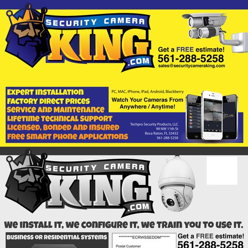 New postcard or flyer wanted for TechPro Security | Postcard, flyer or ...