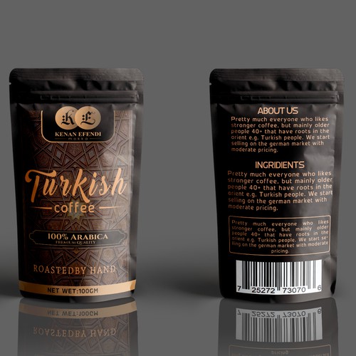 Designs | eye-catching retail packaging design for Turkish coffee ...