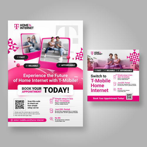 Designs | T-Mobile Home Internet Flyer | Postcard, flyer or print contest