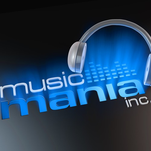 Music Mania 3D logo design | Other business or advertising contest