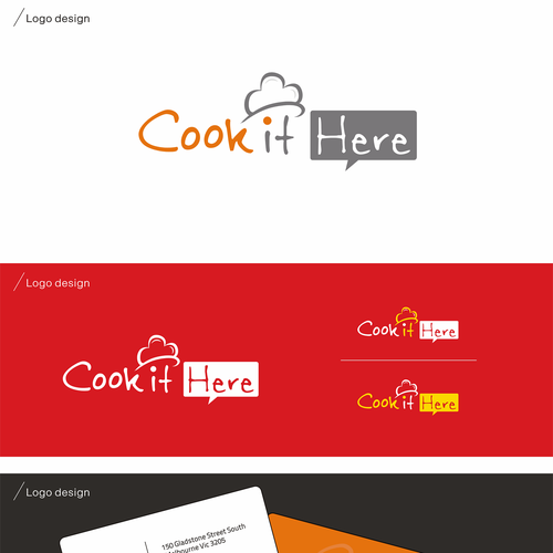 logo for Cook It Here | Logo & business card contest