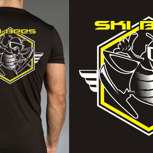 Create a fierce, tough illustration featuring bees! | Illustration or ...