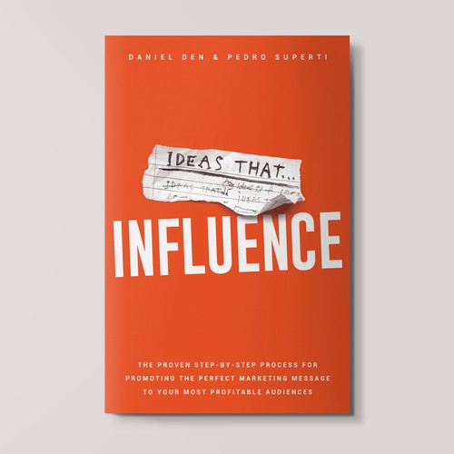 Designs | "Ideas That Influence" Book Cover | Book cover contest