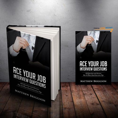 Design a book cover for a job interview book. | Book cover contest