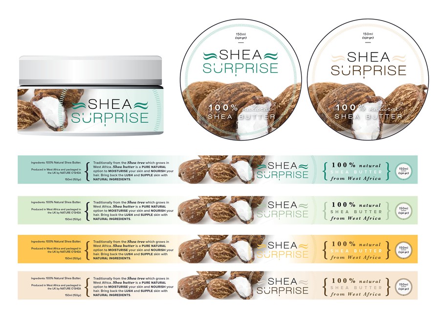 Shea Body Butter needs a new product label | Product label contest