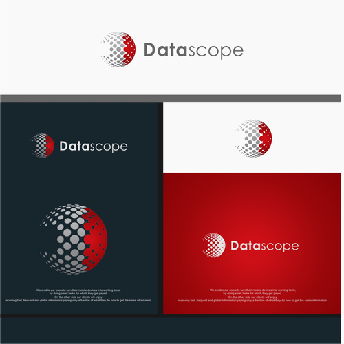 DataScope, making data useful. | Logo & business card contest