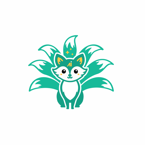 Designs | Fun flat-cartoon website mascot for AI company | Character or ...