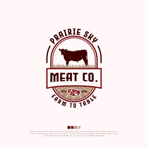 Designs | Classic logo design for a high end meat shop | Logo design ...