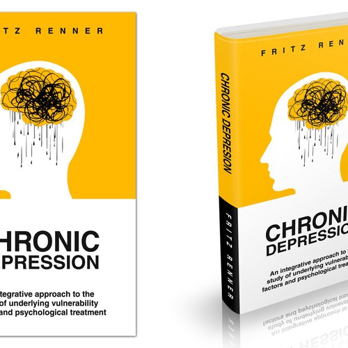 Eyecatching book cover for PhD thesis about chronic depression | Book ...