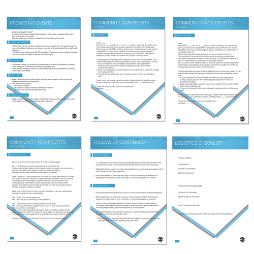 Designs | Create an engaging booklet for teens for Rev Tulsa. | Other ...