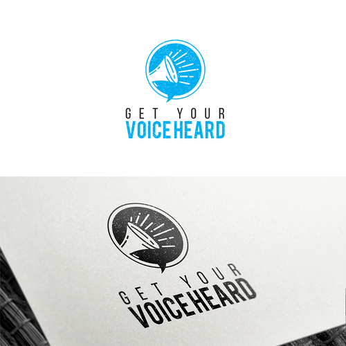 Logo for new business brand 'Get Your Voice Heard' | Logo design contest