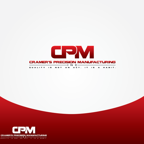 Create a precise and quality logo for a high quality manufacturing shop ...