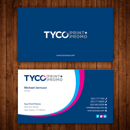 Tyco Print+Promo Needs a Business Card Design | Business card contest