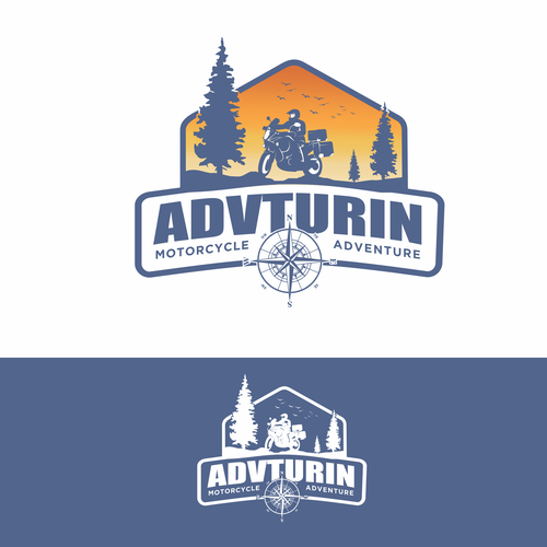 logo for Motorcycle education and travel from a lone rider | Logo ...