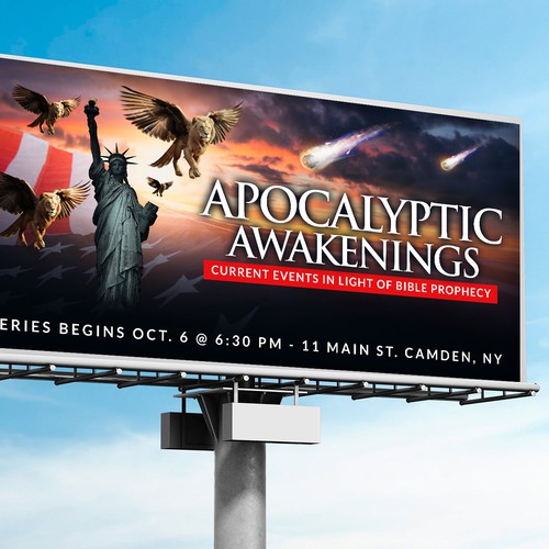 "apocalyptic awakenings" - a billboard to remember! | Signage contest ...