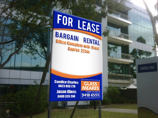 Commercial Real Estate Signboard Design | Print or packaging design contest