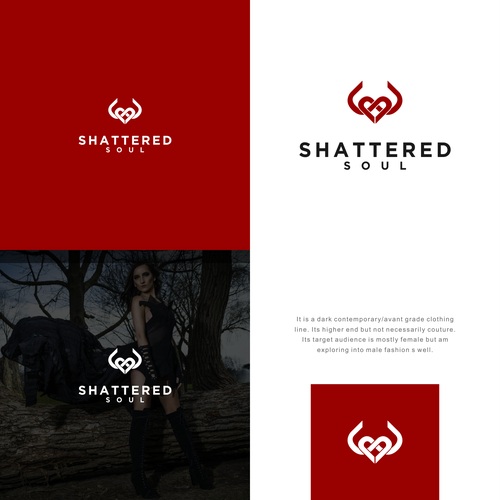 Design logo for a dark/contemporary emerging fashion brand; Shattered ...