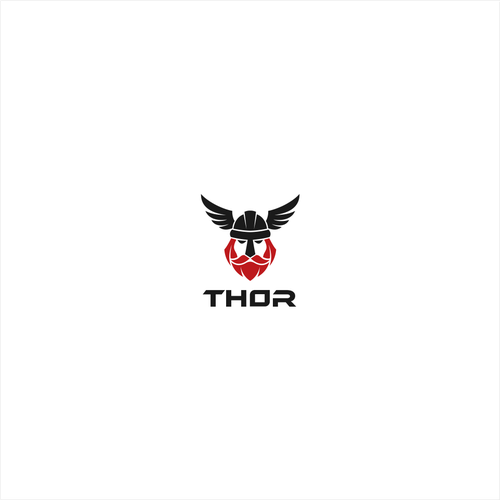 Looking for bold , strong, cool "Thor" logo with with northern Wing Hat ...