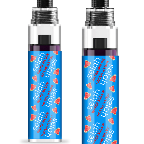 Designs | Exciting staggered logo label for flavor pod | Product label ...