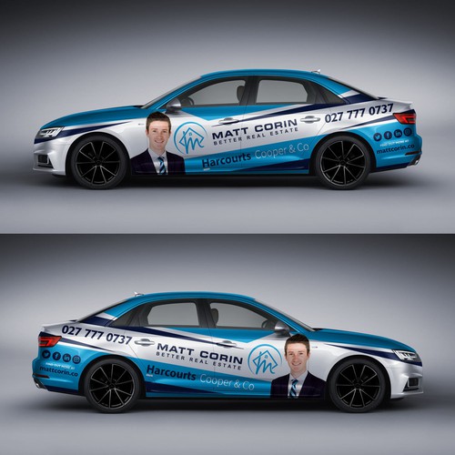 Designs | Audi A4 Car Wrap for Real Estate | Car, truck or van wrap contest
