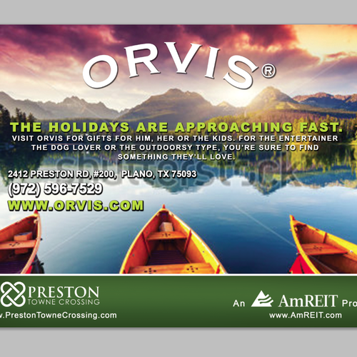 Designs | Create an ad for Orvis | Postcard, flyer or print contest