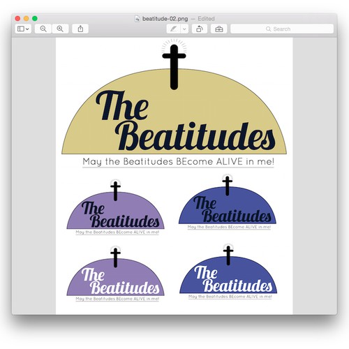 The Beatitudes (Matt 5:5-12)are powerful truths from Jesus.Need logo to ...