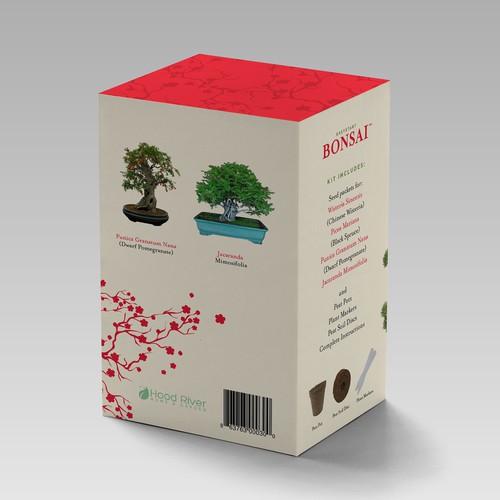 Designs | Design Box for a Bonsai Tree Starter Kit | Product packaging ...