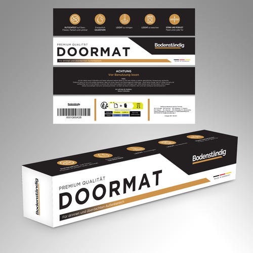 Designs | Packaging Design for doormats - Guaranteed Prize Money and ...