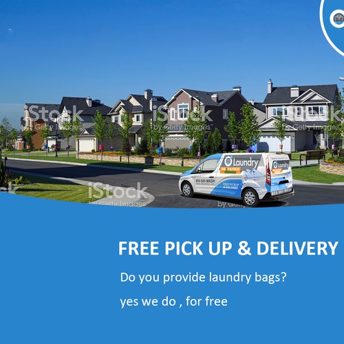 Banner for Laundry Pickup & Delivery Service | Banner ad contest