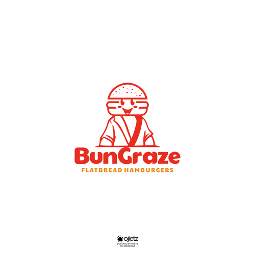 Designs | BunGraze: Flatbread Hamburgers seeks nostalgic logo and ...