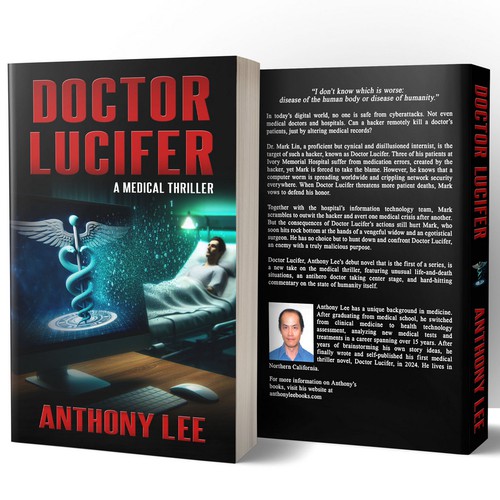 Designs | Design the cover of a medical thriller novel about healthcare ...