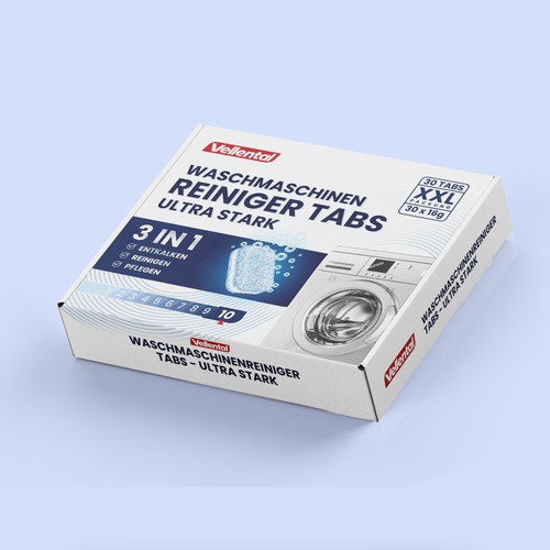 Designs | Design unique and eye-catching packaging for "Cleaning Tabs ...
