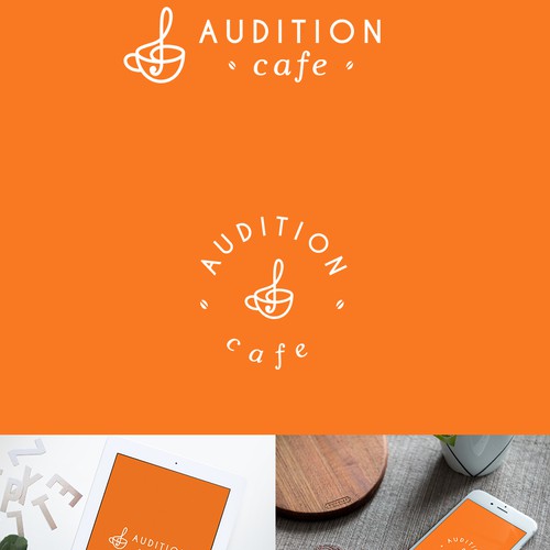 Design a playful, coffee themed logo for AuditionCafe.org | Logo design ...