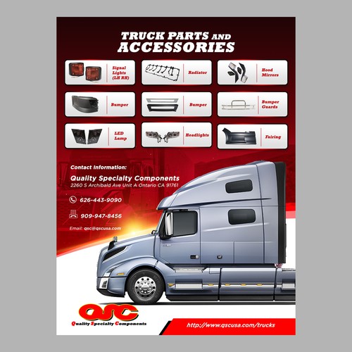 QSC Truck Parts Poster | Poster contest