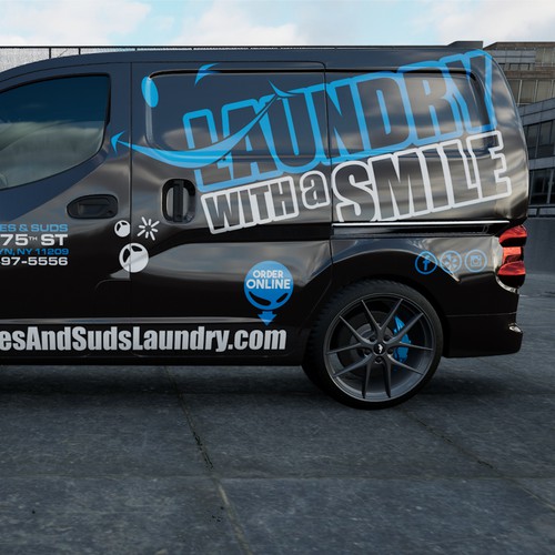 Designs | Laundromat Van design | Car, truck or van wrap contest