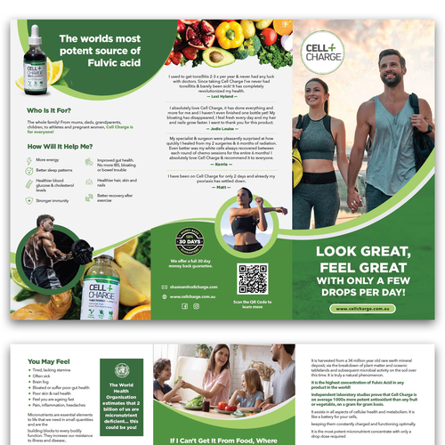 Designs | Brochure design for natural health supplement | Brochure contest