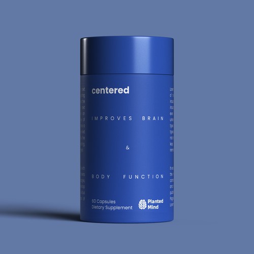 Designs | Natural Health Supplement for brain and body optimization ...