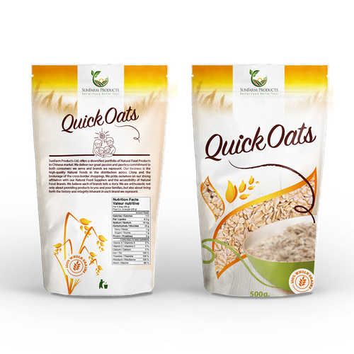 Create a package for our new product-quick oats | Product packaging contest