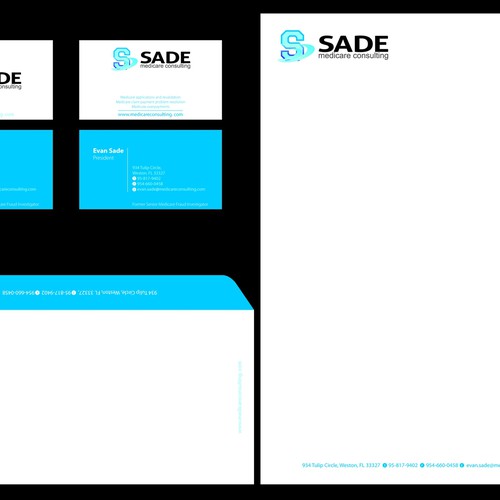 Business cards and letterhead/envelopes for Medicare consultant ...
